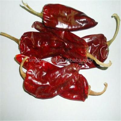 China 5000 SHU Mild Dried Chilies Stemmed sorteren Peulen van de Droge Rode Chili Te koop