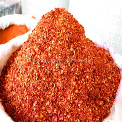 China Ontwaterde Verpletterde Spaanse peperspeper 5mm Rood Chili Flakes 8 Netwerk Te koop