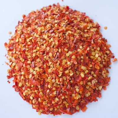 China Ontwaterde Verpletterde Spaanse peperspeper 5mm Rood Chili Flakes 8 Netwerk Te koop