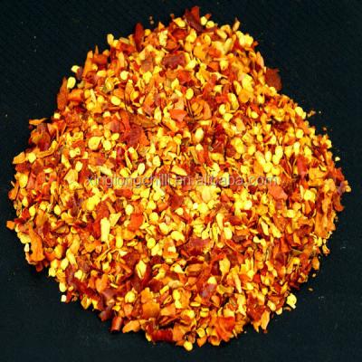 China Ontwaterde Verpletterde Spaanse peperspeper 5mm Rood Chili Flakes 8 Netwerk Te koop