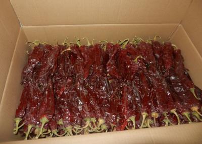 China Stokvormige kers Rood Guajillo Chili Graad A 10-15 cm Grootte Te koop