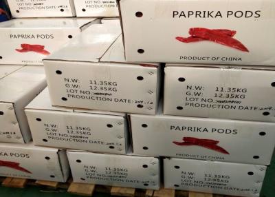 China HACCP Dried Paprika Peppers Single Herb Stemless Dried Whole Red Chilies for sale