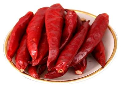 Cina I peperoncini rossi secchi delicati non irradiati 4-7 cm hanno cotto a vapore l'umidità di meno di 11% in vendita