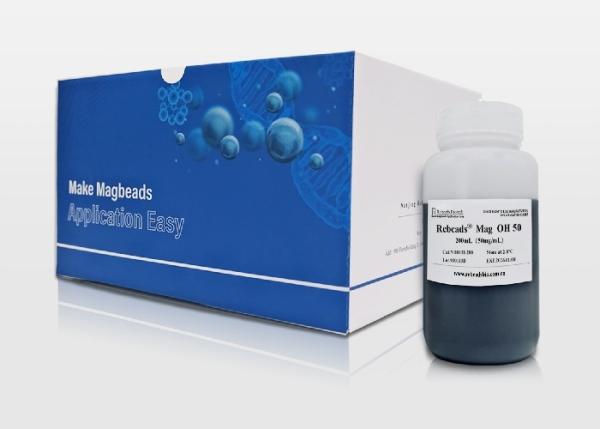 Quality Rebeads Mag OH 50C DNA RNA Extraction Magnetic Beads 50mg/ML 50-100nm for sale