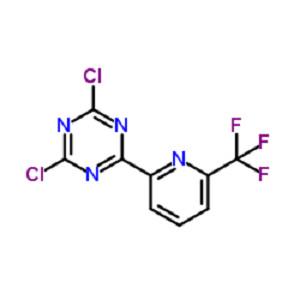 China Pharmaceut Enasidenib intermediates (CAS # 1446507-40-9) 2,4-dichloro-6-(6-(trifluoromethyl)pyridin-2-yl)-1,3,5-triazine for sale