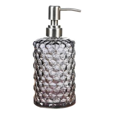 Cina Materiale del collare Borosilicato vetro Squeeze Tipo Pressa Bottiglia di vetro per disinfettante per mani in vendita