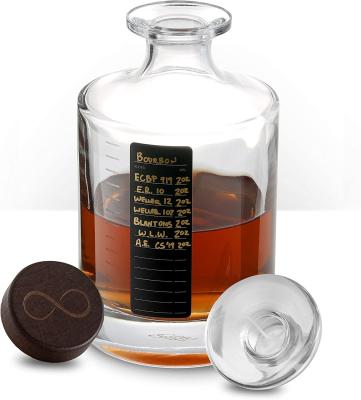 Cina Bottiglia di vetro Visa Tipo di sigillamento Cork 250ml 500ml 700ml 750ml Vodka Brandy Mini Bottiglia in vendita