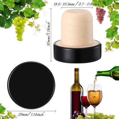 Cina Tappo di bottiglia di vetro a forma di T a forma di sughero per vini e birre in vendita