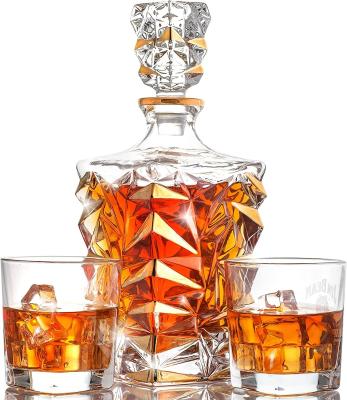 Cina Liquore Vodka Whiskey Wine Bottiglia rotonda di vetro impilabile con 750 ml di capacità in vendita