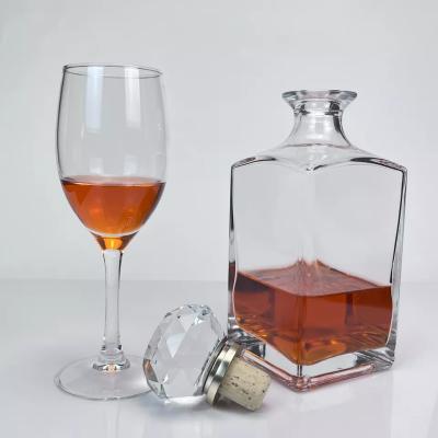 中国 密封型 ウォッカ ヴィスキー ラム用コルクガラスボトル 375 ml 500 ml 700 ml 750 ml 販売のため