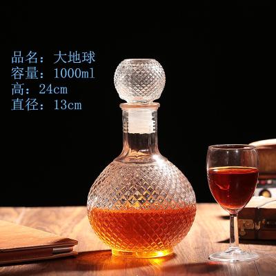 中国 500ml 800ml 1000ml ガラスウォッカデカンター 環境保護を念頭に置いて作られています 販売のため