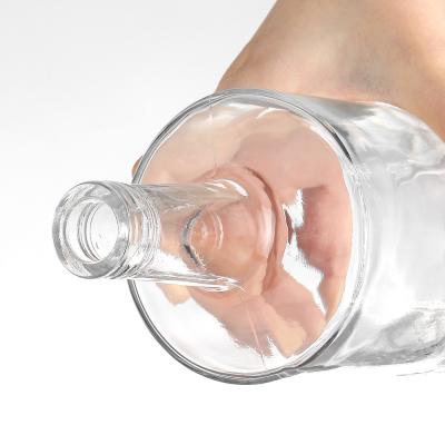 Cina Materiale del corpo vetro e stampa personalizzata per 500 ml bottiglia di vetro di whisky in vendita