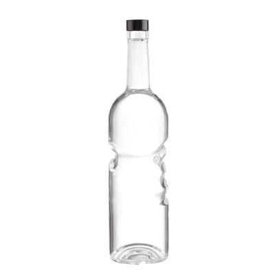 中国 ベース素材 ガラス 500ml 700ml 750ml ガラス ウィスキー ボトル ウォッカ ボトル 化粧品用 販売のため