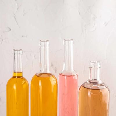 Cina 375Ml 500Ml 750Ml 1000 Ml bottiglia di vino liquore di vetro vodka con specifiche personalizzate in vendita