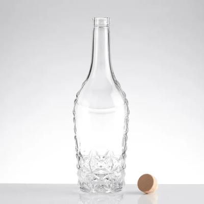 Cina 500 ml 750 ml 1000 ml Bottiglia di vetro a tenuta di tipo di sughero con macchina da riempimento da 100 ml in vendita