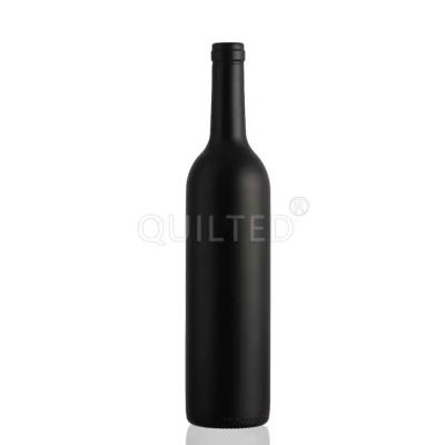 Cina Immagazzinamento a tenuta stagna di alimenti Bottiglie di vetro rotonde verdi ghiacciate 500 ml 750 ml in vetro in vendita