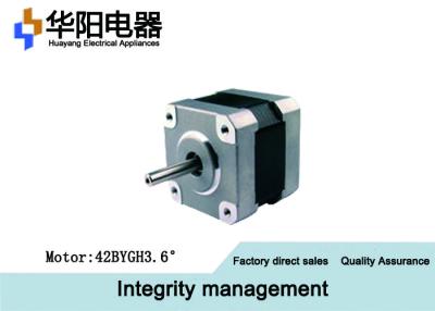 China 3.6 ° 2 Phase Hybrid Stepper Motor / Miniature Brushless Dc Motor 42BYGH OEM for sale