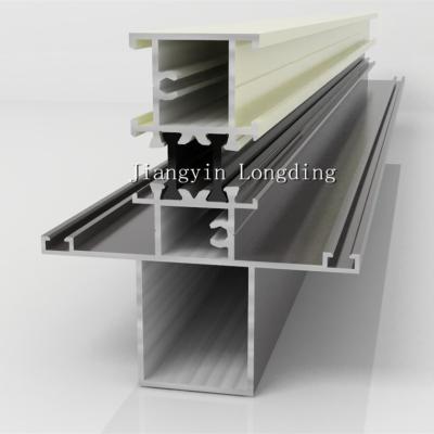 China High-performance 6063-T5 aluminum profiles for windows and curtain wall for sale
