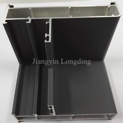 China Wood-Grain Transfer Aluminium Extrusion Profiles for Windows and Doors for sale