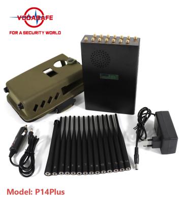 Cina Emittente di disturbo tenuta in mano del segnale di GPS della batteria ricaricabile dell'emittente di disturbo del segnale di alto potere in vendita