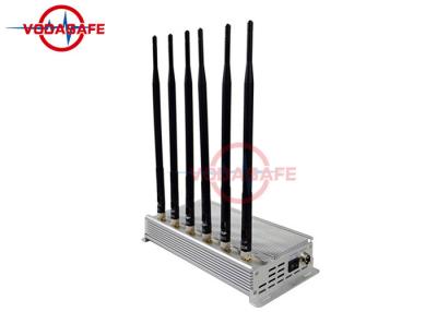 Cina Emittente di disturbo del segnale del telefono cellulare di 6 antenne un'uscita totale 1 da 12 watt - 3W ogni banda in vendita