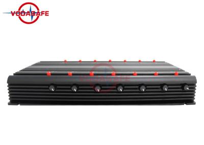 China 10 - 60m Cover Radius Cell Signal Blocker , Mobile Signal Jammer Device 40W Full Frequency for sale