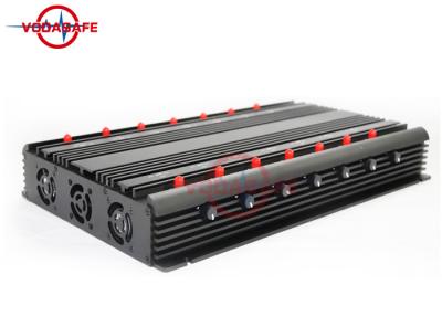 China Walkie - Talkie Network Signal Jammer Power Adjustable Function 395*238*60mm Size for sale