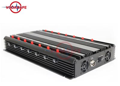 China Walkie - Talkie Network Signal Jammer Power Adjustable Function 395*238*60mm Size for sale