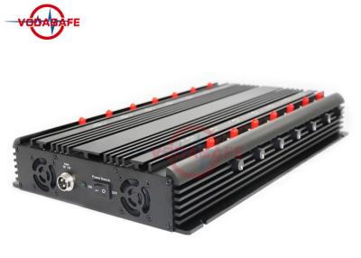 China Walkie - Talkie Network Signal Jammer Power Adjustable Function 395*238*60mm Size for sale