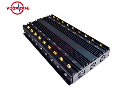 中国 調節可能な働く範囲が付いているカスタマイズされた携帯電話信号の妨害機47ワット 販売のため
