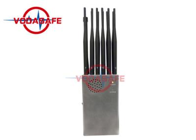 Cina Antenne portatili dell'emittente di disturbo 12 del segnale del telefono cellulare che funzionano 30m con la batteria 10000mAh in vendita