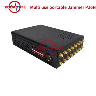中国 12000mAh 16W携帯用信号のブロッカー25m携帯電話信号の断続器 販売のため
