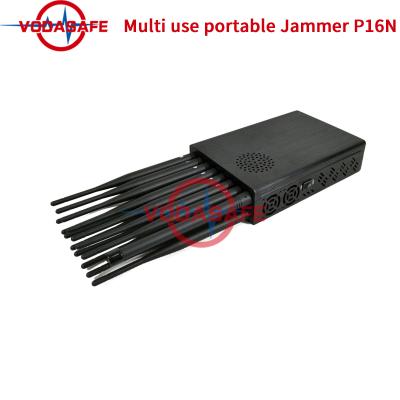 China Emittente di disturbo CDMA GSM 12000mAh 16W del segnale del telefono cellulare di ICNIRP for sale