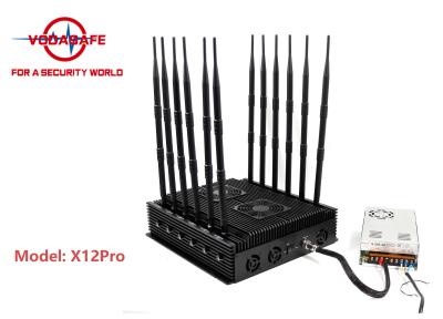 Cina Emittente di disturbo potente 12 della banda dell'emittente di disturbo 93W uso stazionario di alto potere X12Pro di multi  in vendita