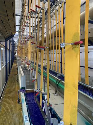 China Tipo giratório automático completo linha de produção de galvanização de cobre com sistema de tratamento de gás de desperdício à venda