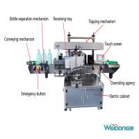 China Universal Filling Capping Labeling Machine Single Double Side Label Flat Square Bottle for sale