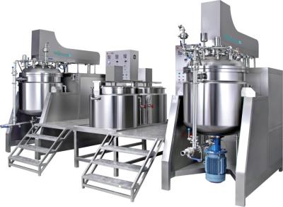 China Edelstahl-kosmetischer Emulsionsmittel-Mischer mit Macht 2.2-30KW PLC-Steuerung zu verkaufen