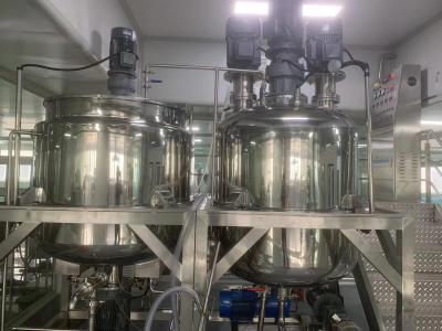 China kosmetischer Emulsionsmittel-Mischer 65rpm 50-5000L mit optionaler Vakuum-Anlage zu verkaufen