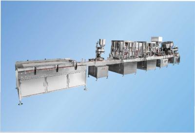 China máquina de rellenar automatizada robusta 10-1200ml para el aceite solvente líquido en venta