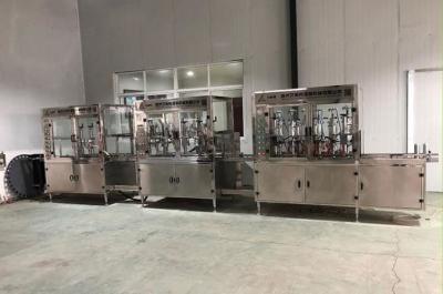 China Low Noise Programmable Logic Controller Cosmetic Liquid Filling Machine 10-1200ml en venta