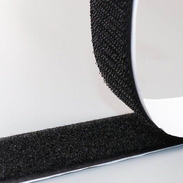 Quality Strong Rubber Adhesive 20mm Hook and Loop Rolls for Cable Wire Cord Management for sale