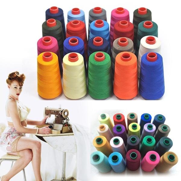 Quality Direct 40s Dyed Small Roll Sewing Thread for Hand Sewing in Household Colorful for sale
