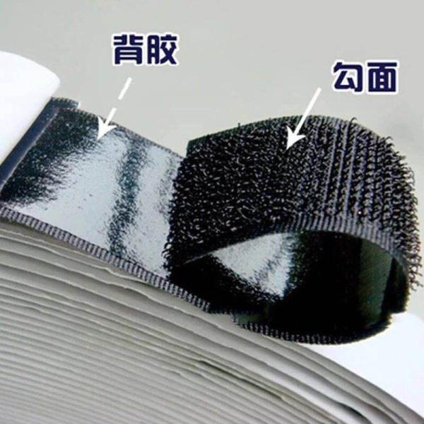 Quality RTS black and white 25mm 70% nylon 30% self adhesive hook and loop suppliers for sale