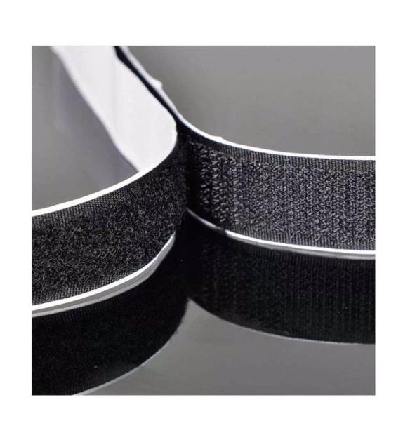 Quality RTS black and white 25mm 70% nylon 30% self adhesive hook and loop suppliers for sale