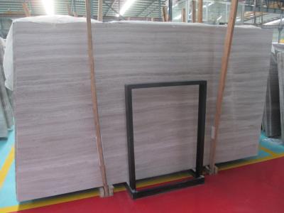 China White Wood Vein Marble For Hotel Decoration for sale