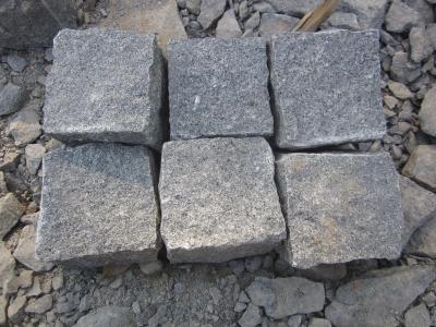 China Chinese Dark Grey  Granite Cube Stone G654 Paver Stone For Outdoor for sale