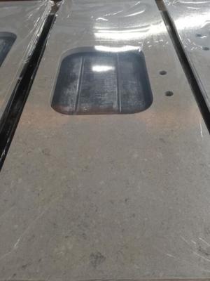 China Artificial Quartz Stone CT115 Grey Quartz Countertops For Kitchen Bathroom for sale