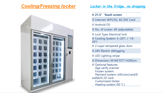 Extra Large Bouquet Fresh Flower Vending Machine R290 Environmental Friendly Refrigerant