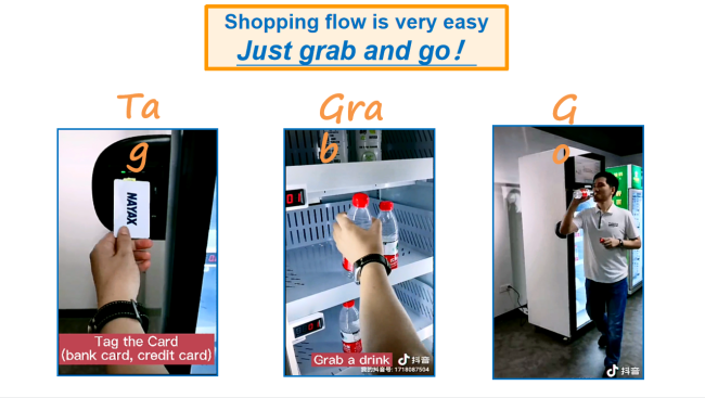 Ice cream vending machine freezer cooling system with touch screen card reader in the mall