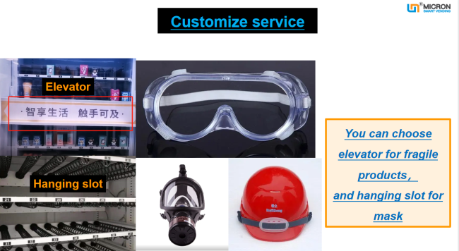 PPE vending machine accept customize personal protective equipment vending machine